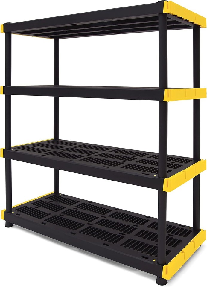 Black & Yellow®, Shelving Unit and Heavy Duty Storage Containers | eBay