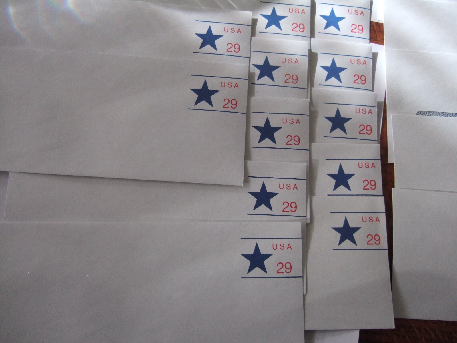 Lot of 16 - Blue Star Envelopes 29-Cent USPS-Mint & FDC | eBay