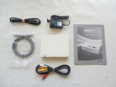 Canopus ADVC-110 Analog to Digital Video Converter Tested 60-Day ...