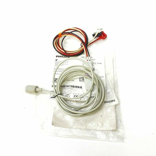 Philips M1669A 2.7m 3 Lead ECG Trunk Cable for sale online | eBay