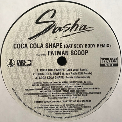 Sasha (7) - Coca Cola Shape / Dat Sexy Body / VG / 12"" | eBay