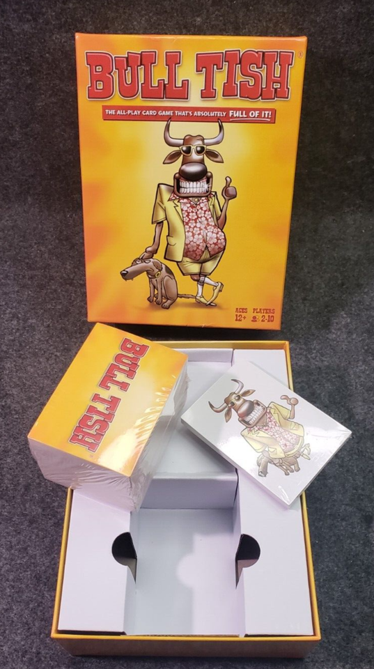 Bull Tish All-Play Card Game That's Absolutely Full of It New (GGSF ...
