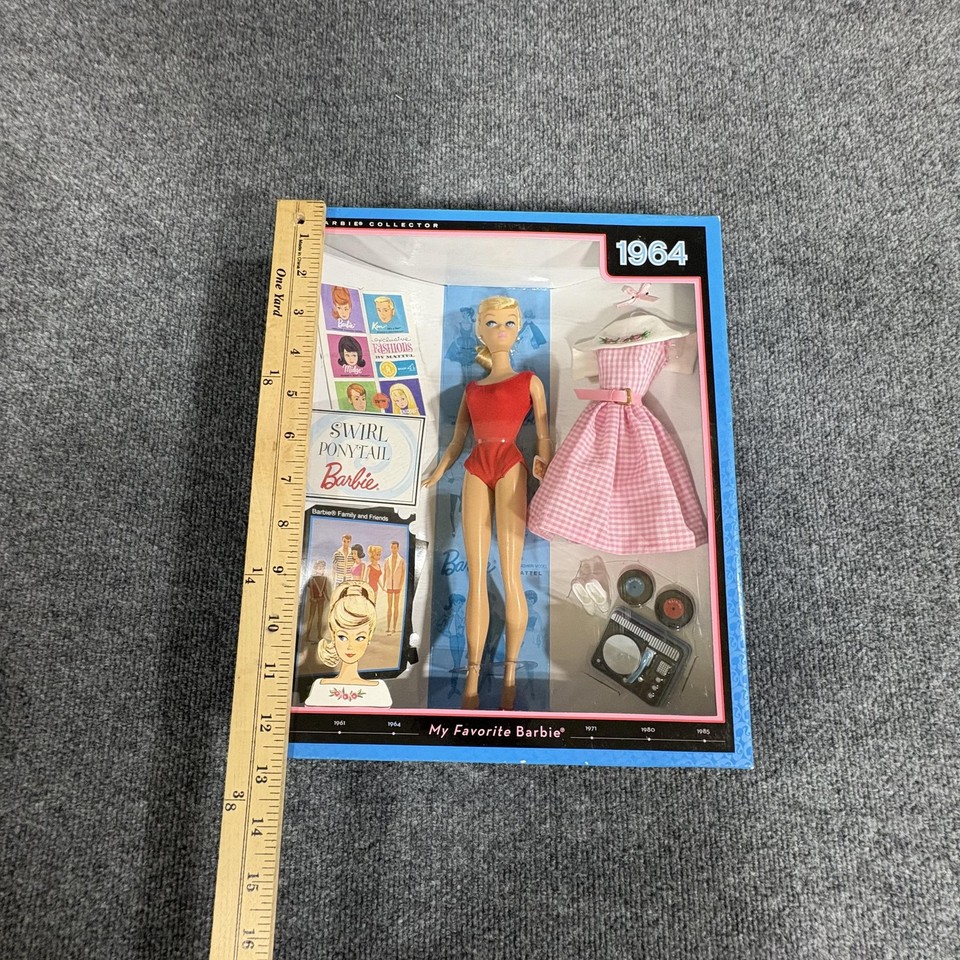 Vintage Barbie 1964 Swirl Ponytail Doll My Favorite Barbie Collector ...