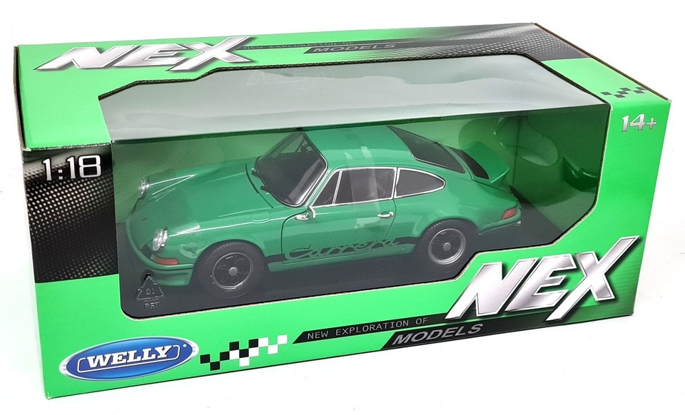 Nex 1/18 - Porsche 911 Carrera RS 1973 Python Green Diecast Scale model ...