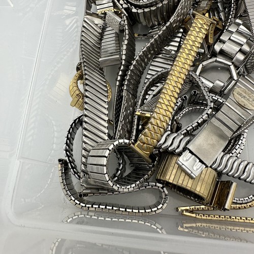 Huge Vintage Watch Bands Band Parts Sold AS IS Watchmaker Band JUNK LOT ...
