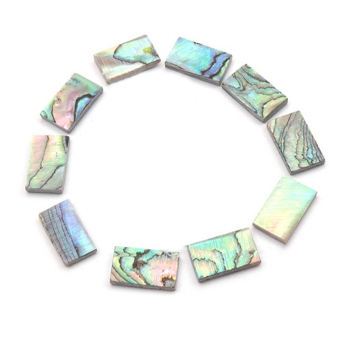 13x8x2mm Colorful Abalone Shell Inlay Supplies Guitar Fretboard Inlay ...