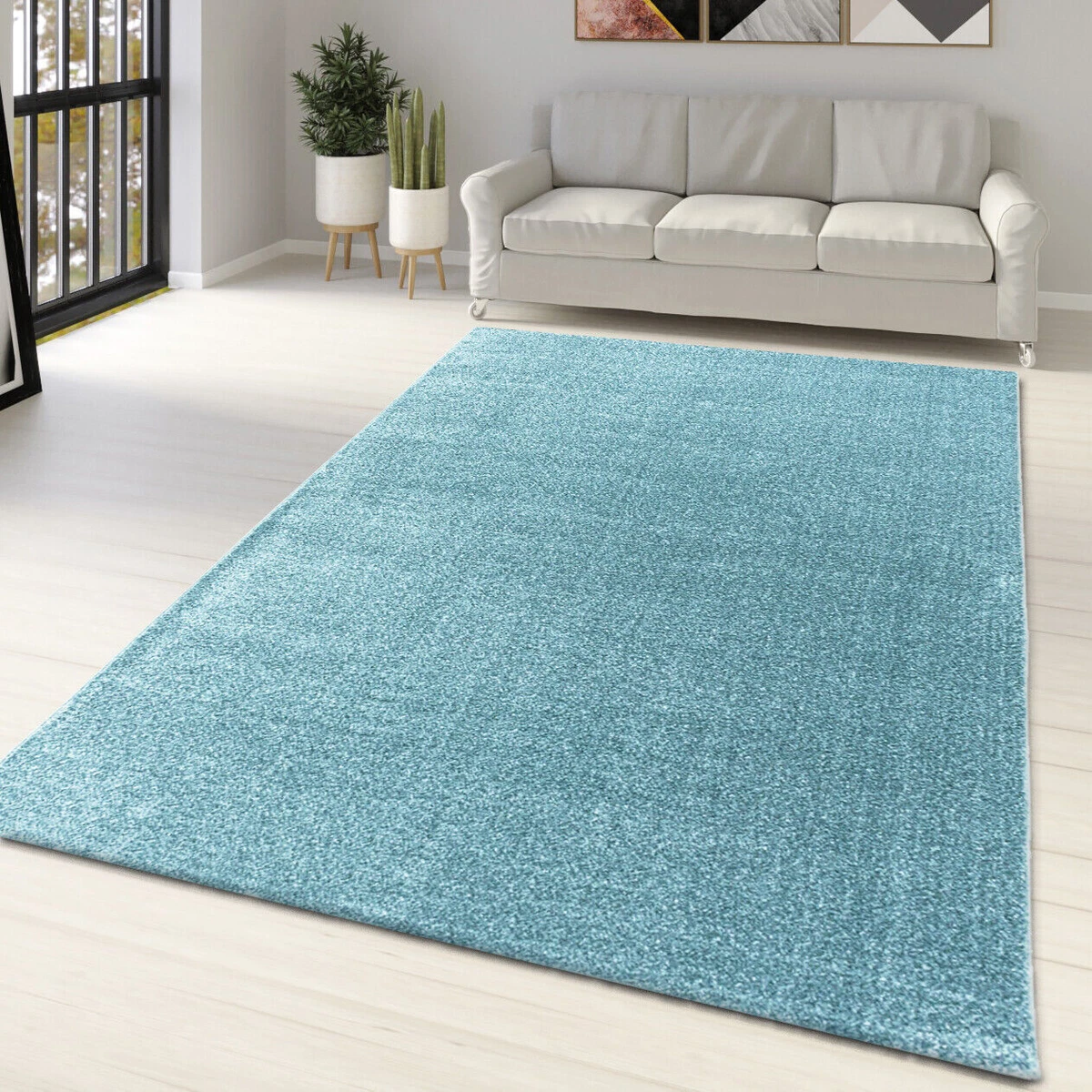 Light Blue Rug Living Room | Baci Living Room