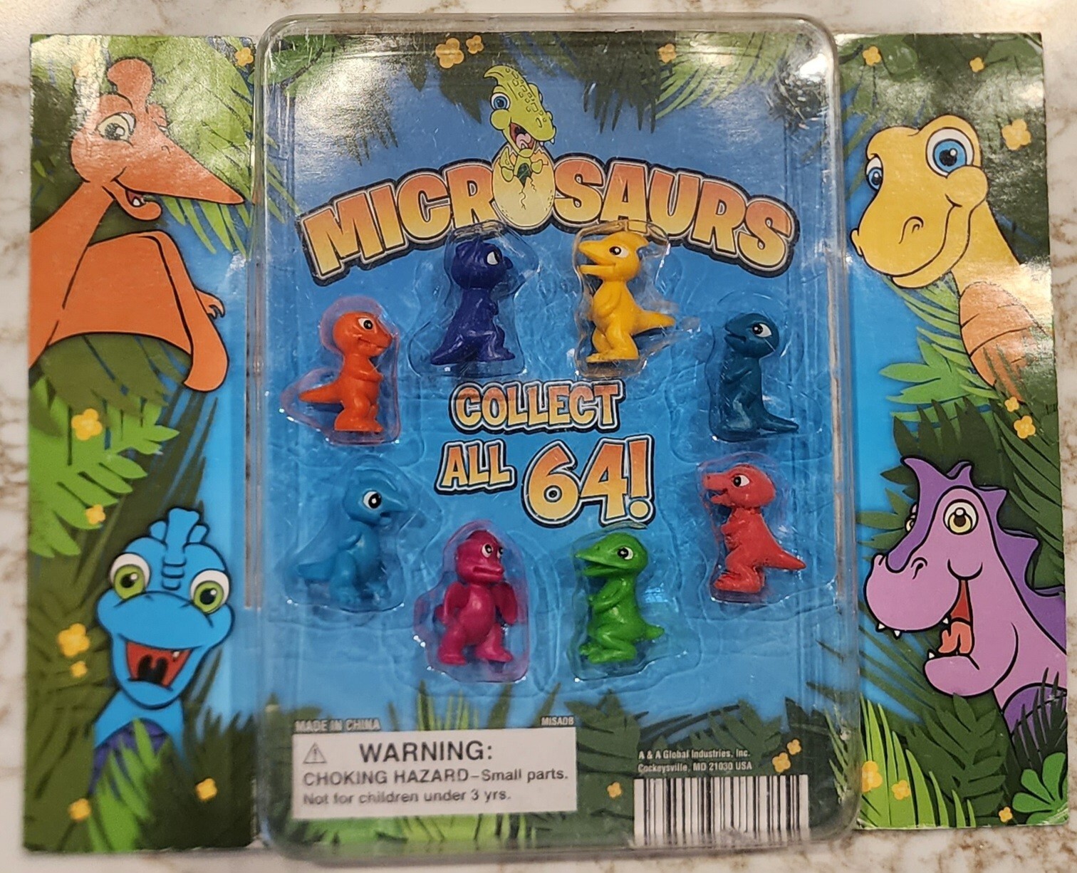 Dinosaur Microsaurs 8 Vending Machine Charms Display Card #334 Cake ...