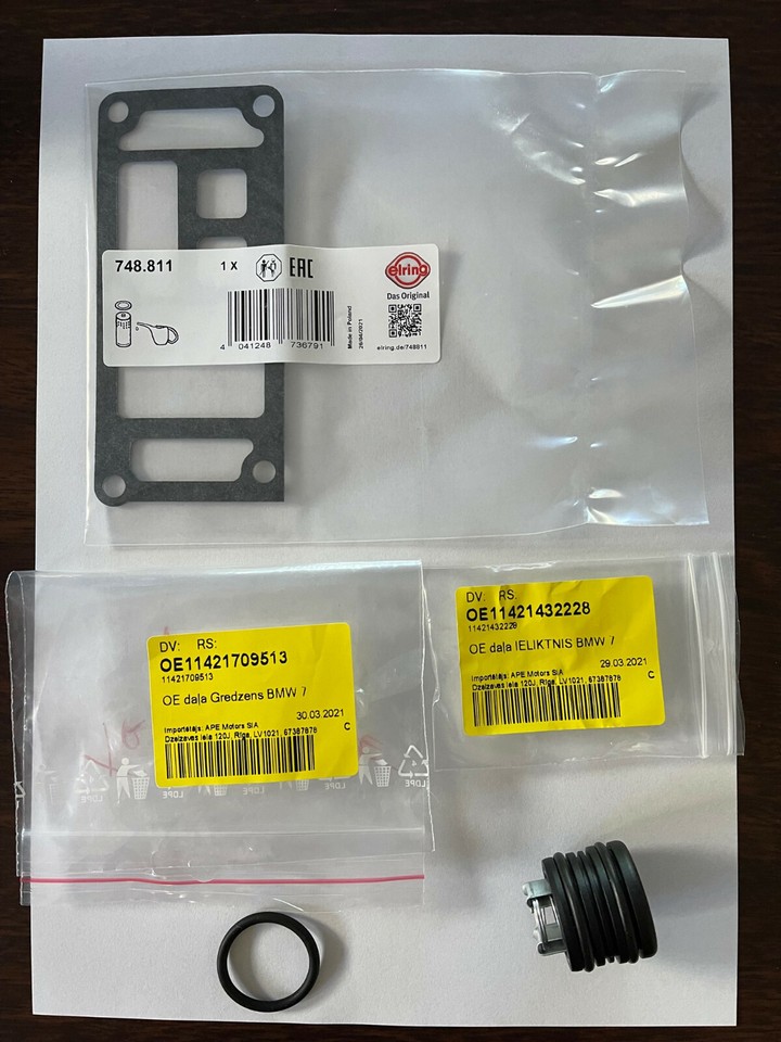 OE BMW E30 E36 E46 E34 316i 318i 518i 1.8 1.9 Oil Filter Housing Seal ...