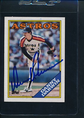 1988 Topps #461 Danny Darwin Astros Signed Auto *49001 | eBay