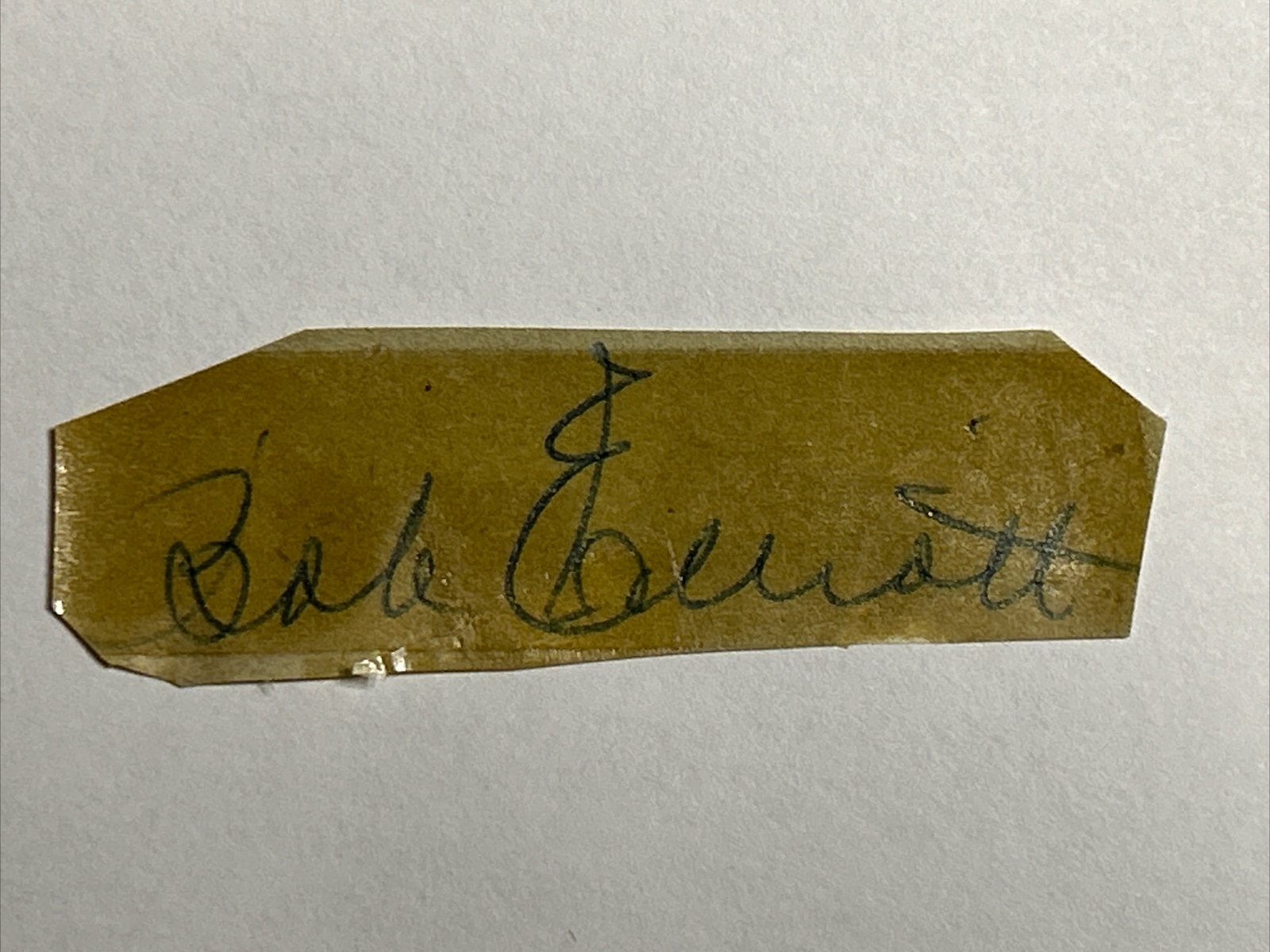 Bob Elliott Autograph, 7x All Star, 1947 MVP, Signed Cut With Tape | eBay