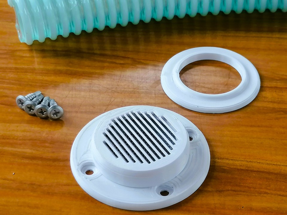 12V Volt Ventilation Kit DIY Inline Fan Air Extraction Inlet Outlet ...