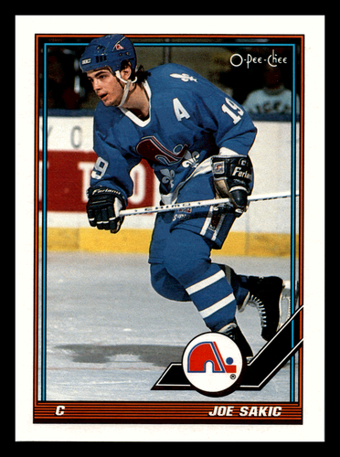 1991 O-Pee-Chee Joe Sakic HOF #16 Quebec Nordiques Centered Mint | eBay