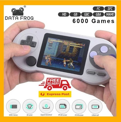 DataFrog SF2000 Mini SNES Style Retro Handheld Portable Game Console 3 ...