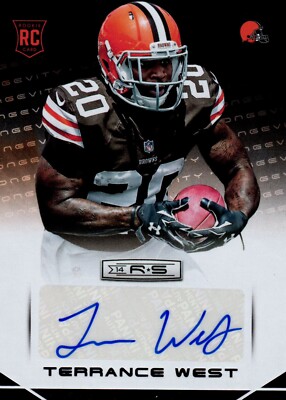2014 Rookies and Stars SP TERRANCE WEST AUTO RC! Cleveland Browns | eBay