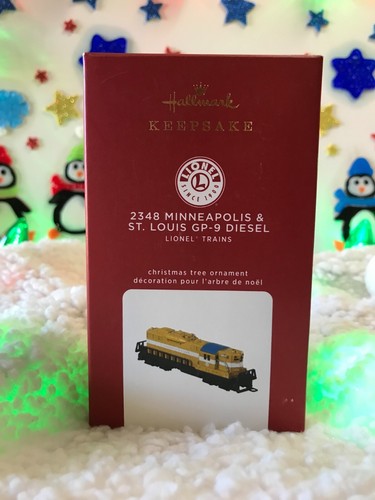 HALLMARK KEEPSAKE LIONEL 2348 MINNEAPOLIS & ST LOUIS GP-9 DIESEL ...