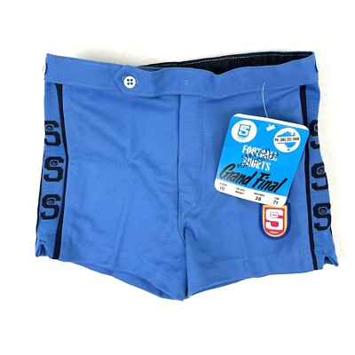 Vintage Sturt Double Blues SANFL Football Shorts Size 28 New Deadstock ...