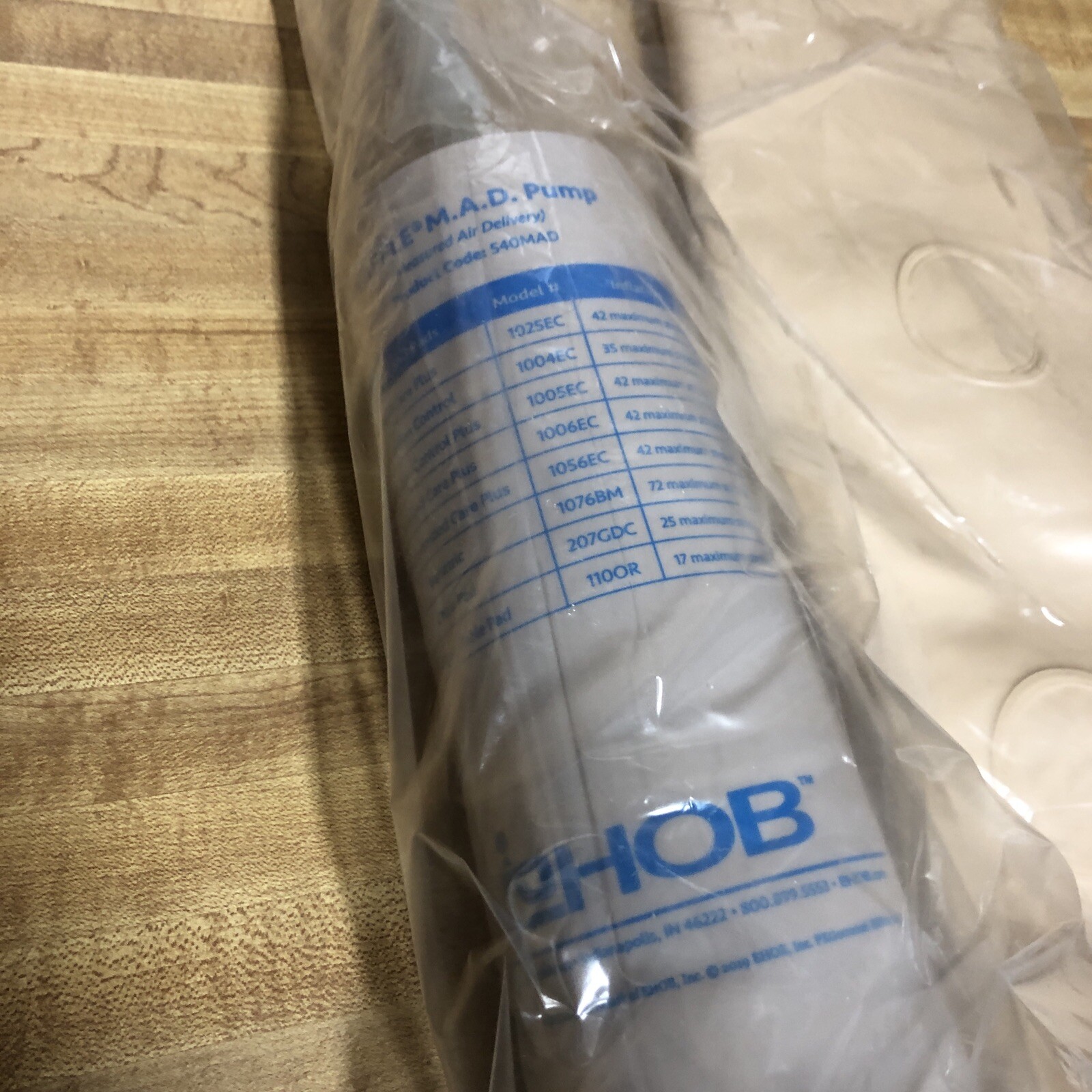 EHOB Waffle Mattress Overlay 1025ec / 1025ECP With Pump (new) for sale ...