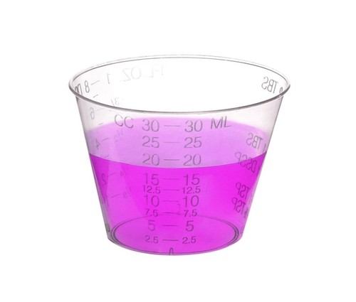 Medicine Cups 1oz 100 Plastic Disposable Graduated Medicine Cups From ...