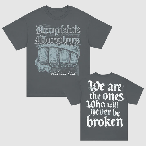 Dropkick Murphys The Warriors Code Never Be Broken T-Shirt All Sizes ...