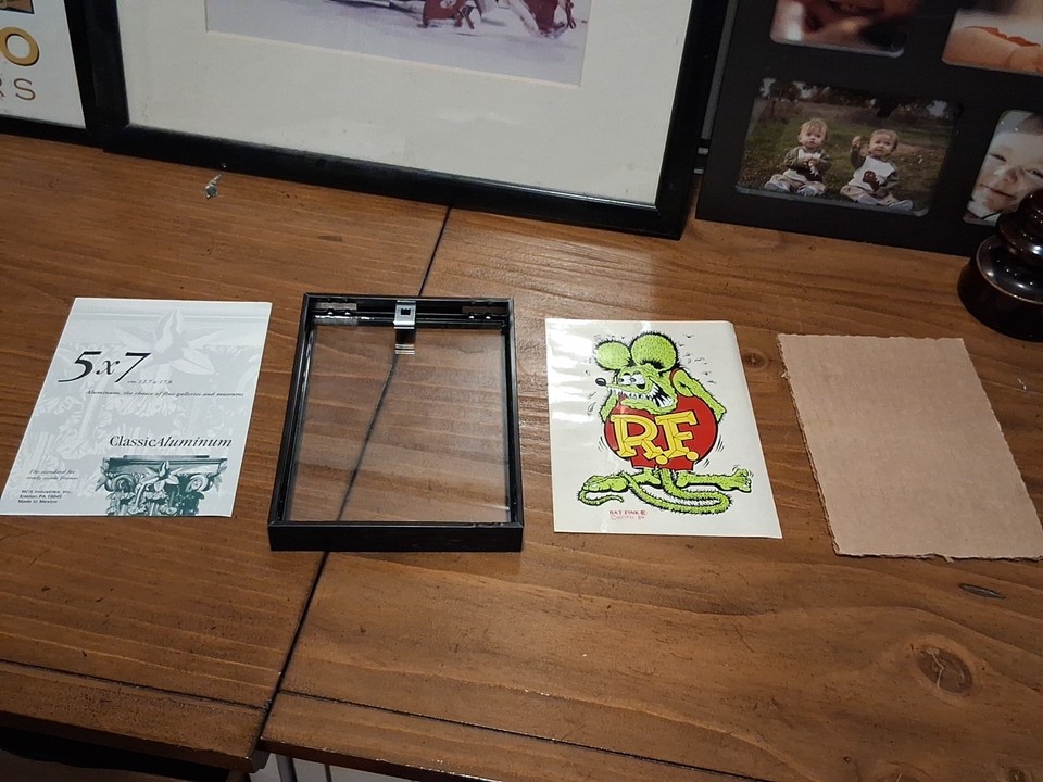 Big Daddy Ed Roth Rat Fink Decal 6"x 4" Vintage 1989 NOS In A Frame | eBay
