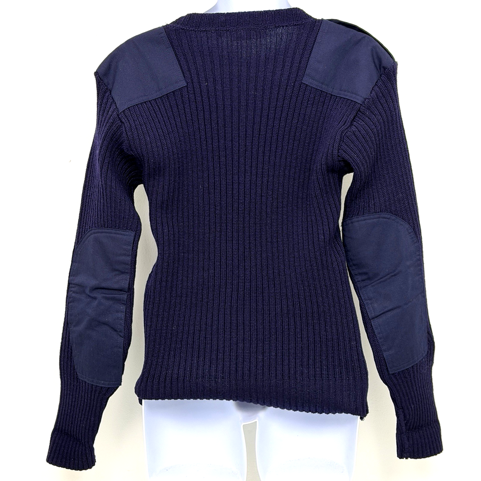 Vintage Vanguard Military Spec Wool Commando Sweater Navy Bleu Size 44 ...