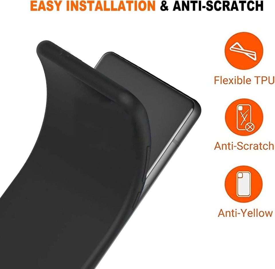 For TCL K33 5G T513Z/K32 5G Case Shockproof Matte TPU Silicone Rubber ...