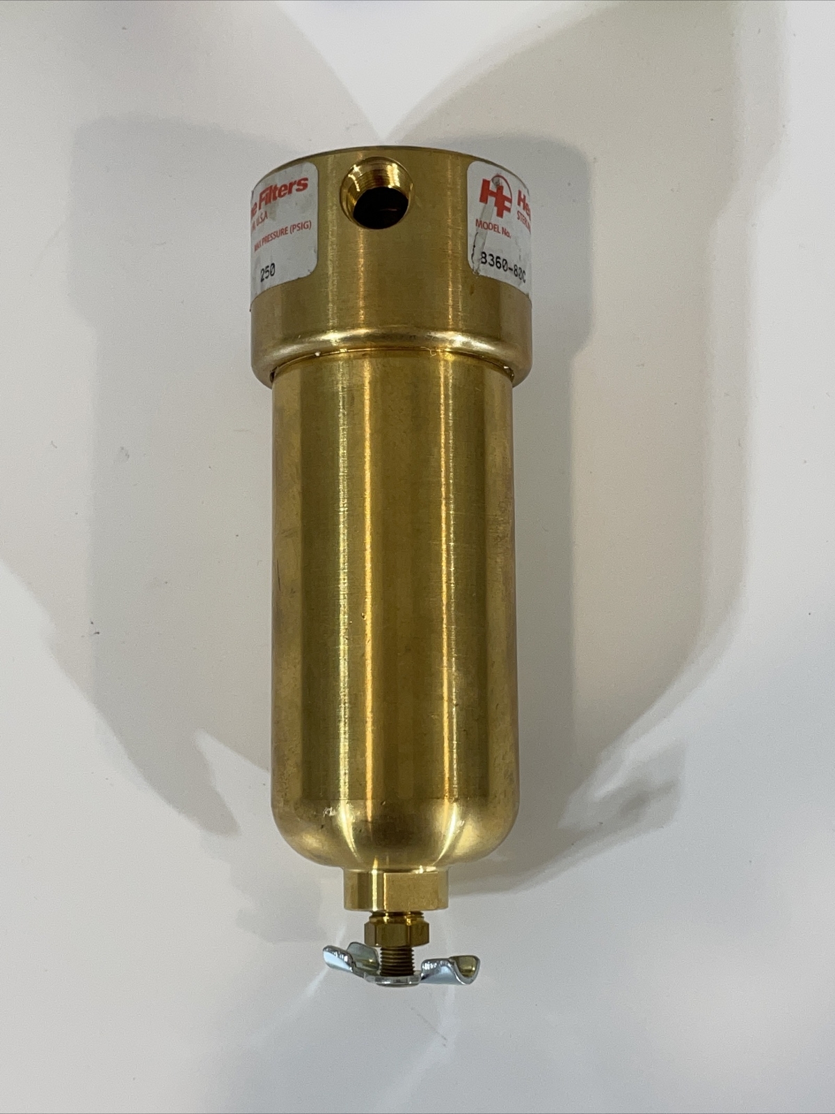Headline Filters B360-80C 1/4” NPT Brass Coalescing Filtration 250 PSIG ...