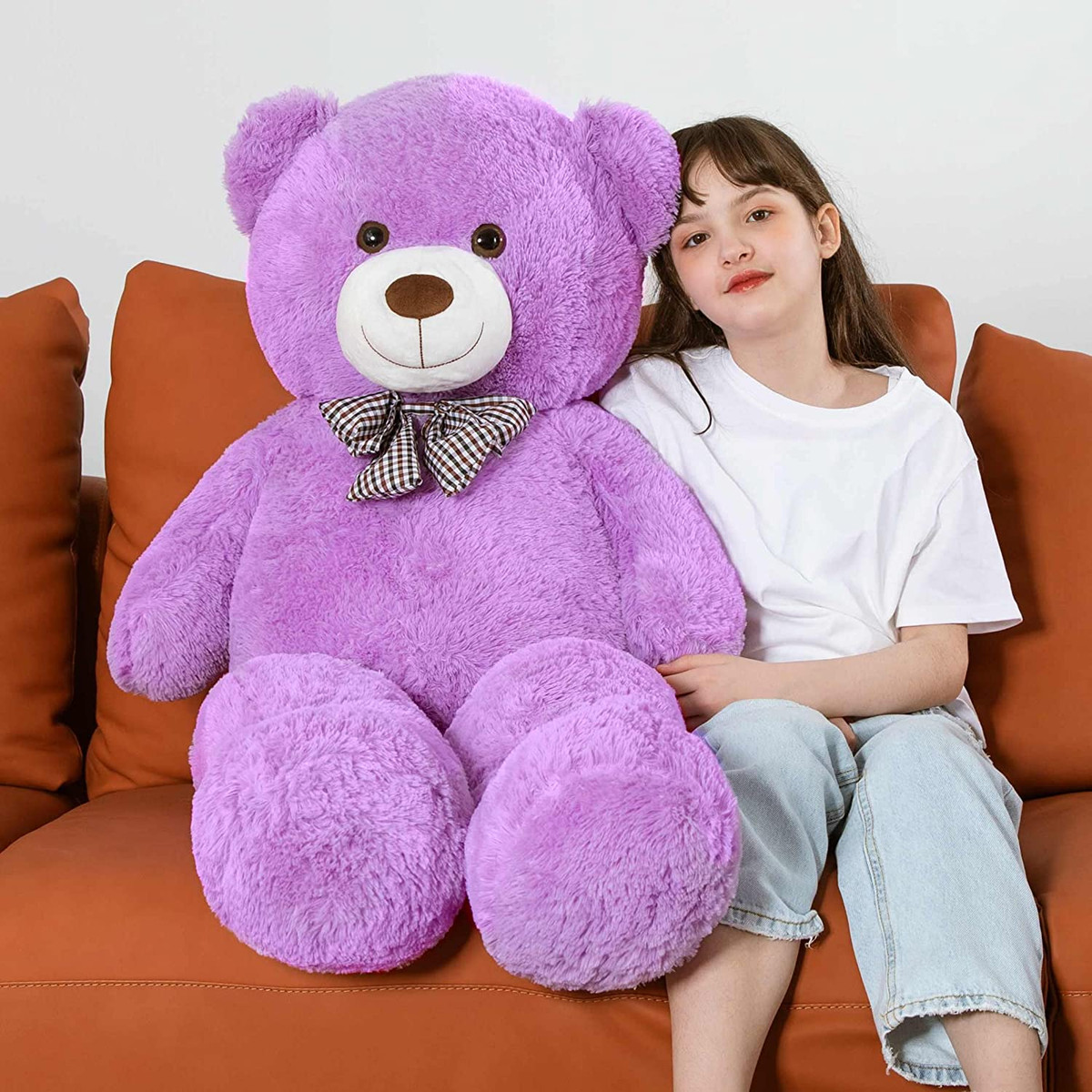 Giant Purple Teddy Bear
