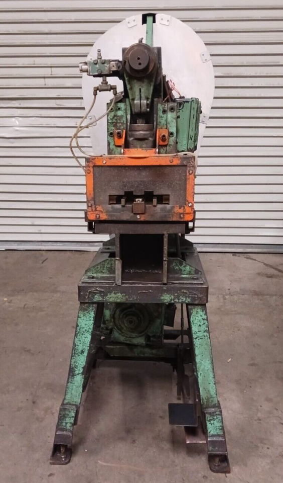 10 Ton Whitney-Jensen OBI Punch Press 16" Throat Depth Heavy Duty ...