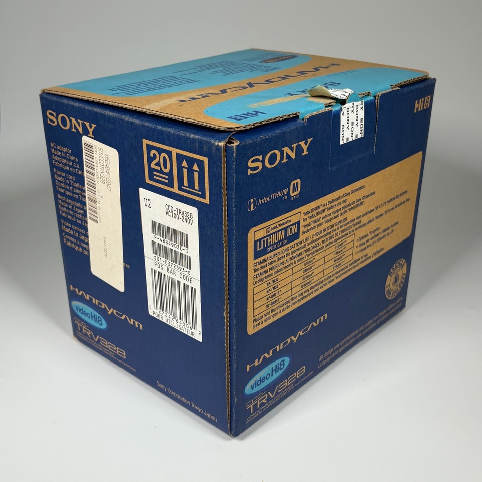 Sony Handycam CCD-TRV328 Hi-8 Analog Camcorder Blue New Open Box Rare ...