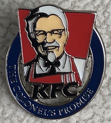 KFC Kentucky Fried Chicken The Colonel’s Promise Hat Lapel Pin - New | eBay