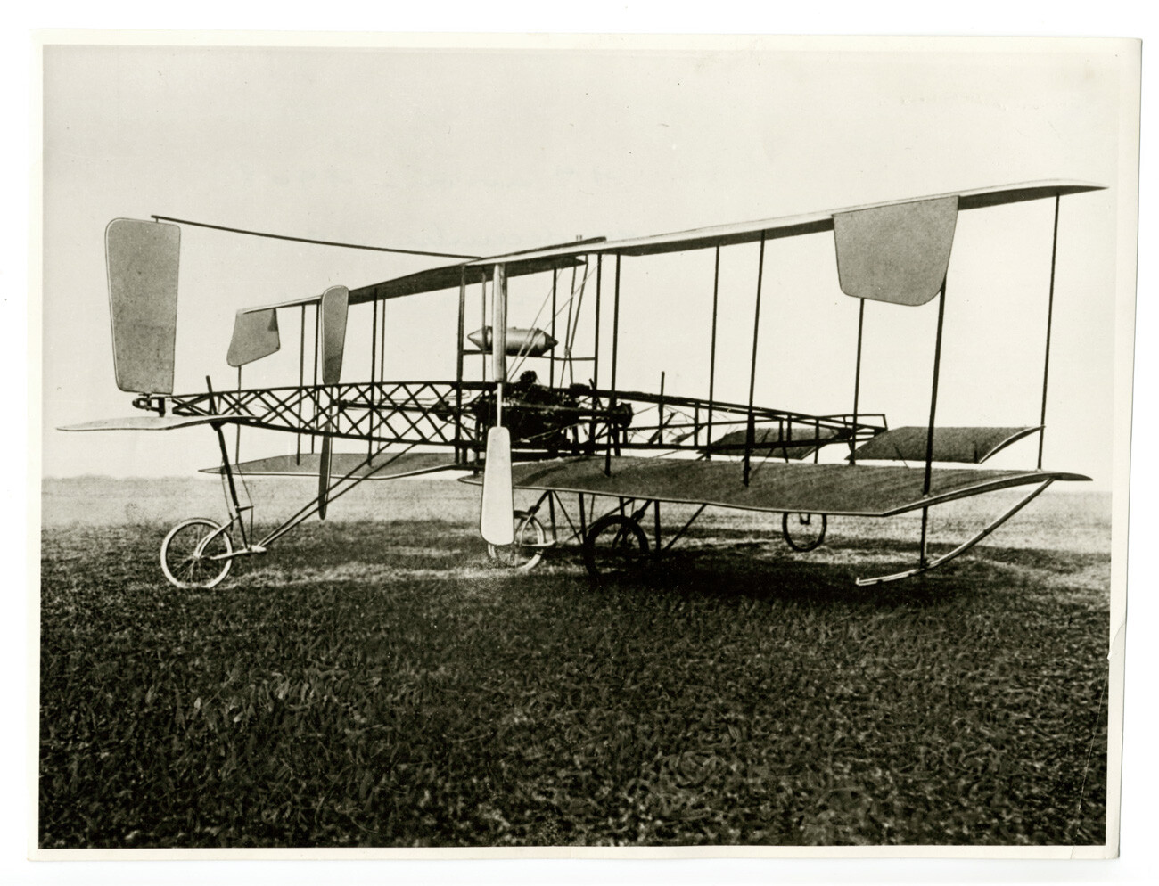 De Havilland No1 Biplane at Seven Barrows, 1909 - Official Press Photo ...