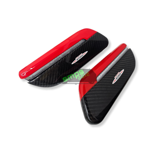 Mini JCW F55 F56 F57 Genuine Carbon Fibre Side Indicator Covers LCi2 ...