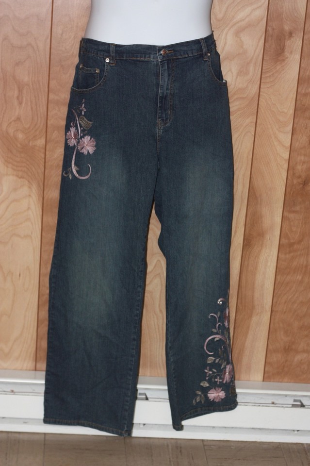 WOMEN'S AV/X AVENUE JEANS DENIM JEANS-SIZE: 18 888 | eBay
