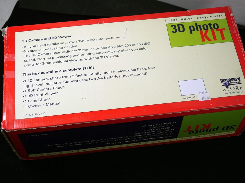 Discovery / Argus 3D Stereo Camera & viewer photo kit new in box | eBay
