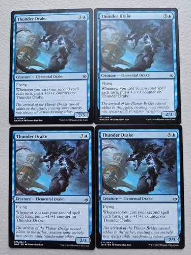 MTG 4x Thunder Drake WAR 073/264 Light Play | eBay