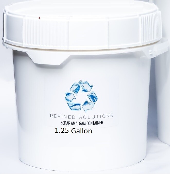 Scrap Amalgam 1.25 Gallon Recycle Bucket | Medical Dental Waste ...