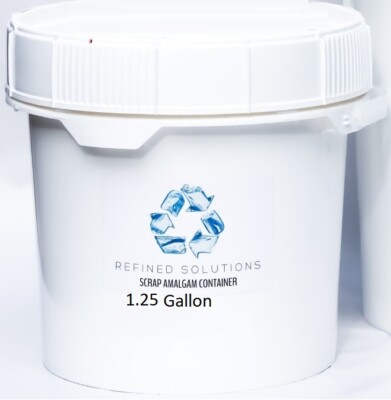 Scrap Amalgam 1.25 Gallon Recycle Bucket | Medical Dental Waste ...