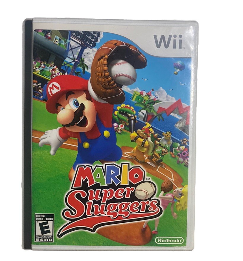 Mario Super Sluggers Wii Baseball Game w/ Manual Tested 45496902421 | eBay