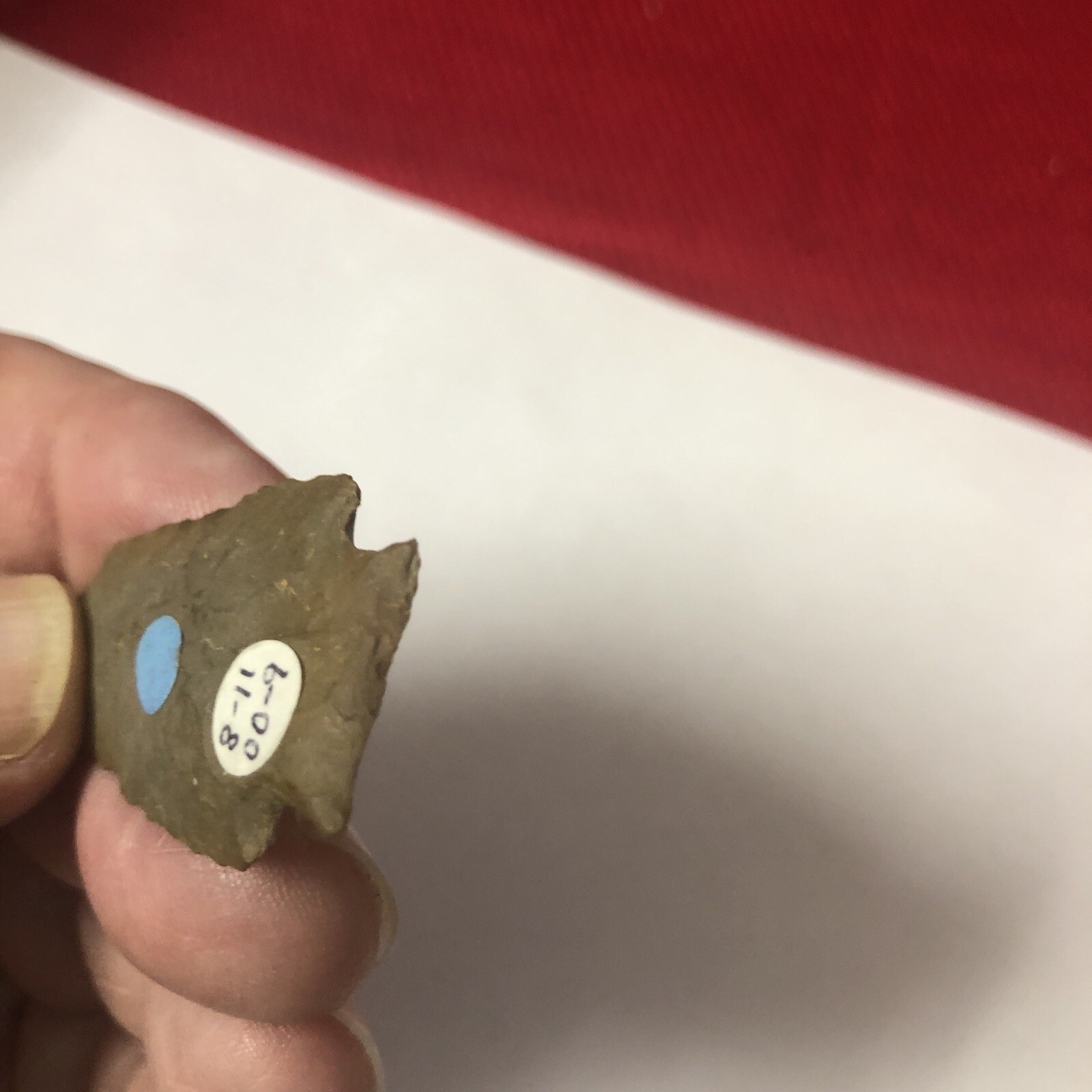 Fine Pa Cobble Jasper Stem Point Artifact Arrowhead Provenance Ex: Walt ...