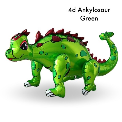 4D DINOSAUR FOIL Balloons Helium Baloon Jungle Birthday Children Party ...