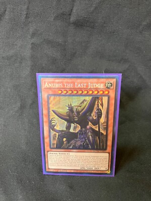 Anubis the Last Judge (Collector's Rare) MZTM-EN003 Maze of the Master ...