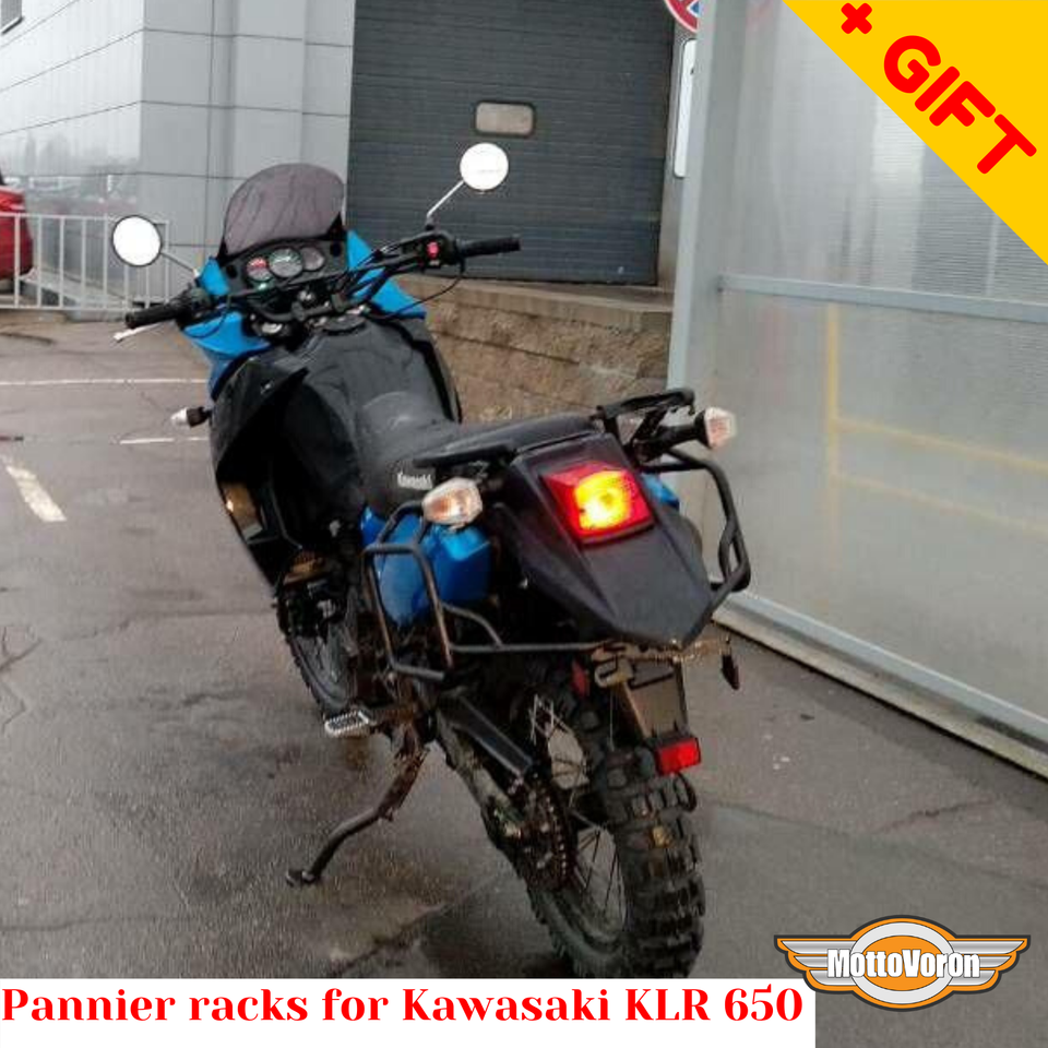 For Kawasaki KLR650 Side carrier pannier rack for cases soft bag KLR ...