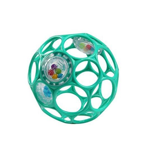 Oball Easy-Grasp Rattle BPA-Free Infant Toy in Age Newborn and up, 4 ...