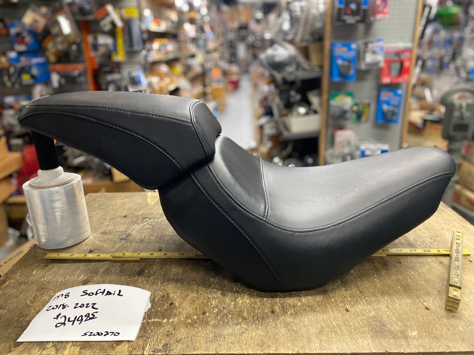 Harley OEM 18-22 Softail 1 Piece Solo Passenger Pillion 2Up Seat fatboy ...