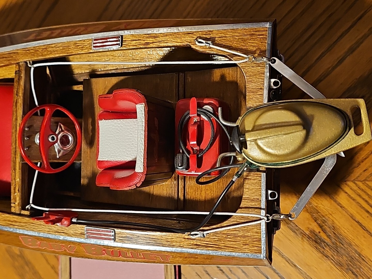 1954 Switzer Craft Baby Bullet & Mercury 20H Scratch Built Model Boat K ...