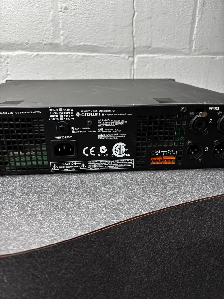 ( 1 ). crown SX-700 power amp…. Very high power | eBay
