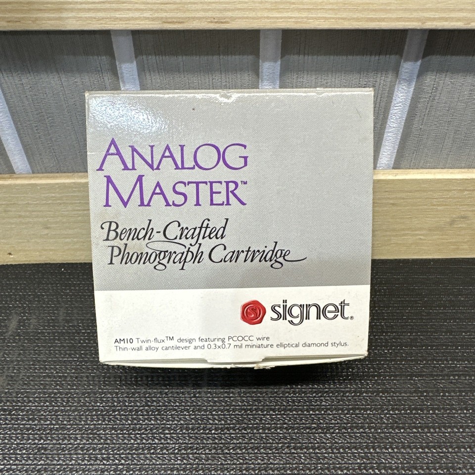 NEW IN BOX Vintage Analog Master Phonograph Cartridge AM10P Signet Made ...