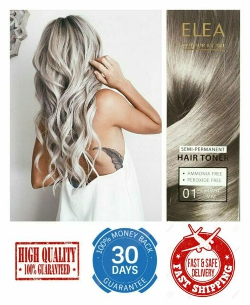 Elea Colour & Care Hair Toner - 01 Silver Mat for sale online | eBay